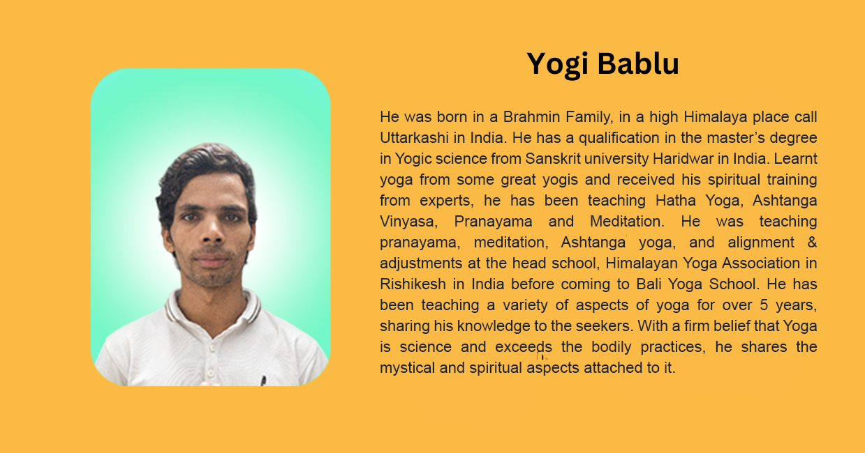 Accomplished Yoga Gurus At Bali Yoga School - Yoga Retreat in Bali ...